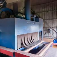 China Roller Conveyor Catenary-Through Abrator for H Beam Shot Blasting Machine Customized for sale