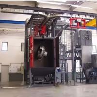 China 20 Years Experience Hanging Hook Overhead Shot Blasting Machines for Standard Section for sale
