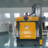 China 1 Ton Load Capacity Sand Blasted Crawler Shot Blasting Machine for Spring Industry for sale