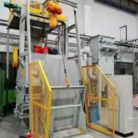 China Crawler Shot Blasting Machine for Sand Cleaning and Rust Removal 1 Tons Capacity for sale