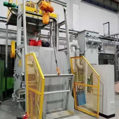 China Crawler Shot Blasting Machine for Sand Cleaning and Rust Removal 1 Tons Capacity for sale