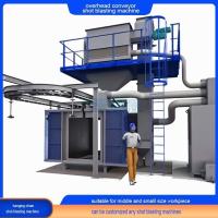 China Critical Cleaning Overhead Conveyor Shot Blasting Machine for High Volume Production for sale