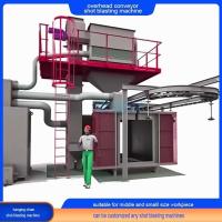 China 20t Overhead Chain Rail Hook Conveyor Shot Blasting Machine with 20 Years Experience for sale