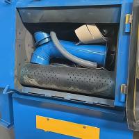 China Cleaning Equipment Shot Blasting Machine with Rubber Belt and 25kg Max Single Weight for sale
