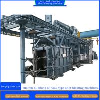 China Electric Overhead Monorail Conveyor Shot Blasting Machine with Hook 20 Years Experience for sale