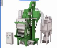 China Rotary Abrator Tumble Rubber Belt Shot Blasting Machine for Metal Surface Treatment for sale