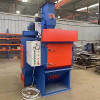 China Automatic Custom Blue Tumble Belt Rubber Type Shot Blasting Machine with 26 Total Power for sale