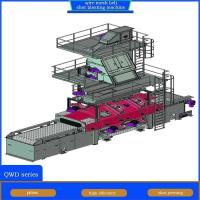 China Abrasion Resistant Wire Mesh Belt Conveyor Shot Blasting Machine for Precise Cleaning for sale