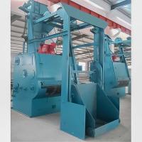 China Q32 series Automatic Rubber Tumble Belt Crawler Abrator For Metal Surface Polishing for sale