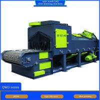 China Yellow and Blue Wire Mesh Belt Conveyor Shot Blasting Machine with Specific Design for sale