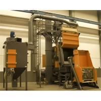 China Electric Tumble Rubber Belt Shot Blasting Machine for Cleaning Backing Plates Perfect for sale
