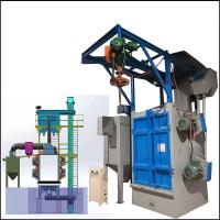 China Cralwer Type Rubber Tumble Belt Shot Blasting Machine for Casting Metal Parts Q324 for sale