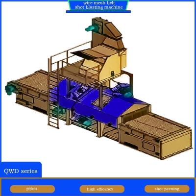 China Wire Mesh Belt Shot Blasting Machine for General Cleaning Thin Walls Parts Customization for sale