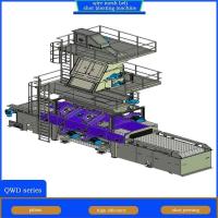 China 4 Blast Wheel Wire Mesh Belt Conveyor Shot Blasting Machine Cleaning Thin Walls Metals for sale
