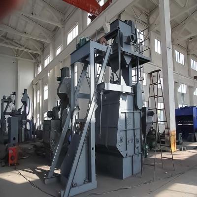 China Low Energy Consumption Rubber Conveyor Belt Shot Blasting Machine with Fabric Filter for sale