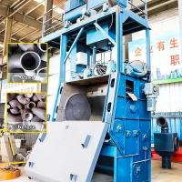 China Low Energy Consumption Rubber Conveyor Belt Shot Blasting Machine with Fabric Filter for sale