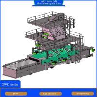 China Customized QWD Series Wire Mesh Belt Shot Blasting Machine for Plastic Fabrications for sale