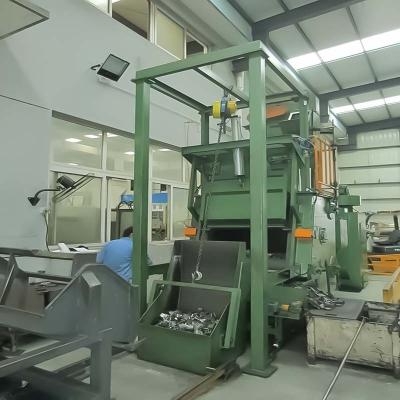 China Small Sized Workpieces Cleaning with Rubber Tumble Belt Abrator Shot Blasting Peening for sale