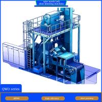 China Large Die Casting Wire Mesh Belt Conveyor Shot Blasting Cleaning Machine for Cleaning for sale