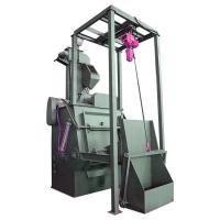 China Cleaning Workpiece Surface Heavy Springs Peening Crawler Tumble Belt Shot Blasting Machine for sale