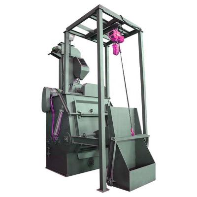 China Cleaning Workpiece Surface Heavy Springs Peening Crawler Tumble Belt Shot Blasting Machine for sale