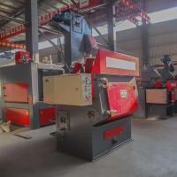 China One Rubber Tumble Belt Type Shot Blasting Machine for Metal Descaling and Burnishing for sale