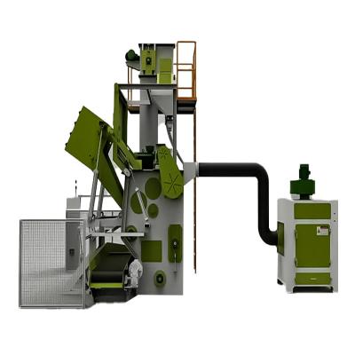 China Customized Crawler Rubber Belt Shot Blasting Machine with Bag Dust Collector Guaranteed for sale