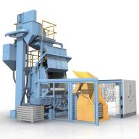 China Customized Crawler Rubber Belt Shot Blasting Machine with Bag Dust Collector Guaranteed for sale