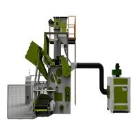 China Customized Rubber Tumble Belt Shot Blasting Machine for Cleaning Workpiece Surface for sale