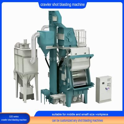 China Non-Fragile Parts Tumble Rubber Belt Shot Blasting Machine for Heavy-Duty Applications for sale
