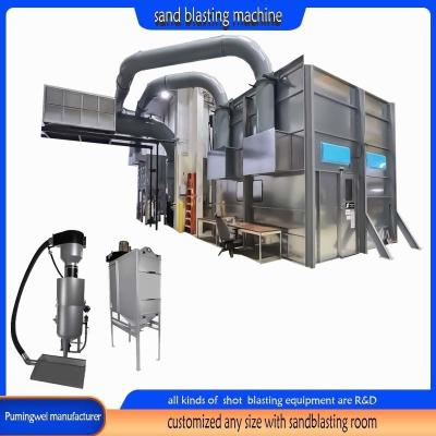 China The Newest Sandblasting Booth for Large Equipment Cleaning One Year After-sales Service for sale