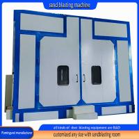 China The Newest Sandblasting Booth for Large Equipment Cleaning One Year After-sales Service for sale