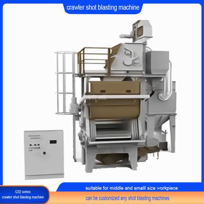 China Non-Ferrous Parts Tumble Rubber Belt Shot Blasting Machine with High Cleanliness for sale