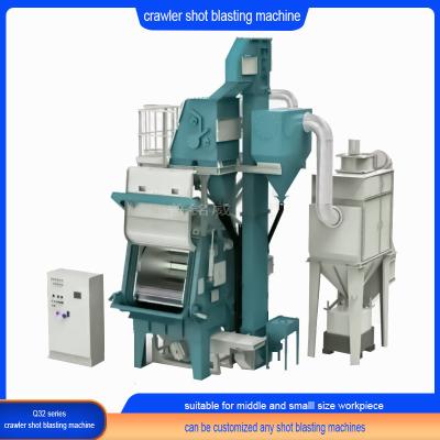 China Customization Tumble Rubber Belt Shot Blasting Machine for Production Line Efficiency for sale