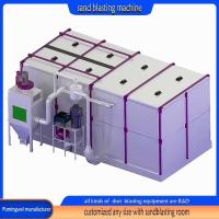 China Customization High Speed Cleaning Equipment Sandblasting Booth with Multiple Parts for sale