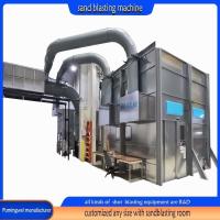 China Customization High Speed Cleaning Equipment Sandblasting Booth with Multiple Parts for sale