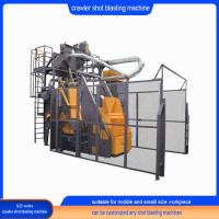 China 2.0-2.8t/H Production Rate Tumble Rubber Belt Shot Blasting Machine for Small Parts for sale