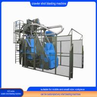 China 2.0-2.8t/H Production Rate Tumble Rubber Belt Shot Blasting Machine for Small Parts for sale
