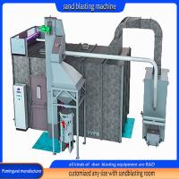 China Shot Blasting Cleaning Way Sandblasting Booth for Industrial Products at Reasonable for sale