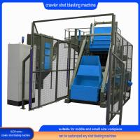 China Low Profile Cabinet Electric Fuel Q32 Series Rubber Tumble Belt Shot Blasting Machine for sale
