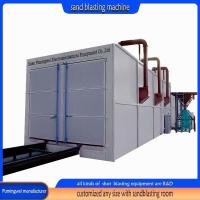 China Ultra Blast Pot Sandblasting Room Shot Blasting Cleaning Way for Markets from Pumingwei for sale