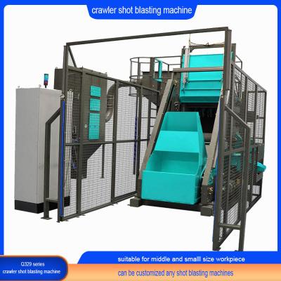 China Electric Rubber Belt Tumble Shot Blasting Machine for Cleaning Workpiece Surface Made for sale