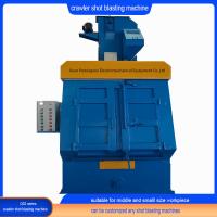 China Tracked Rubber Shot Blasting Machine Used on Cleaning Castings with Crawler Abrator Q329 for sale