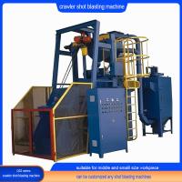 China Tracked Rubber Shot Blasting Machine Used on Cleaning Castings with Crawler Abrator Q329 for sale