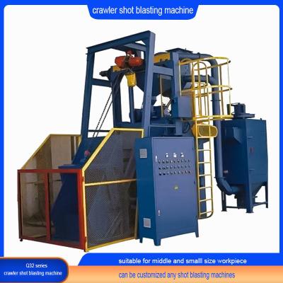 China Crawler Conveyor Shot Blasting Cleaning Machine for Aluminum Parts Within Your Budget for sale