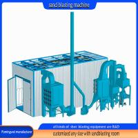 China 20 Years Industrial Experience Sandblasting Room for Removing Paint on Surface for sale