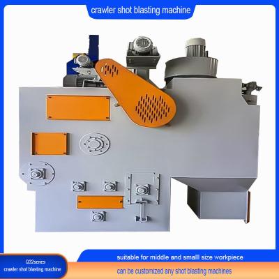 China Customized Q3210 Multiple Colors Crawler Belt Shot Blasting Machine for Small Forgings for sale