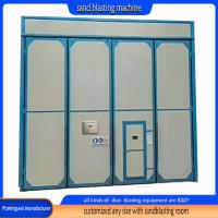 China One Derusting Cleaning Equipment Sandblasting Room for All Workpiece Applications for sale