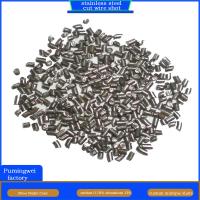 China Top-Notch Stainless Steel Cut Wire Shot for Shot Blasting Machine Hardness HRC 32-50 for sale