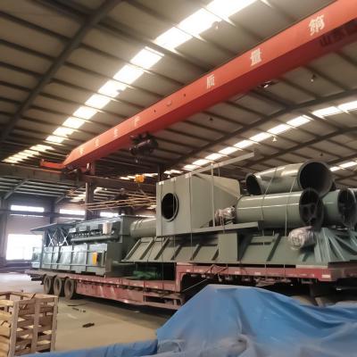 China Wire Rod Horizontal Revolving Door Shot Blasting Machine for Steel Strand Wire Suitable for sale